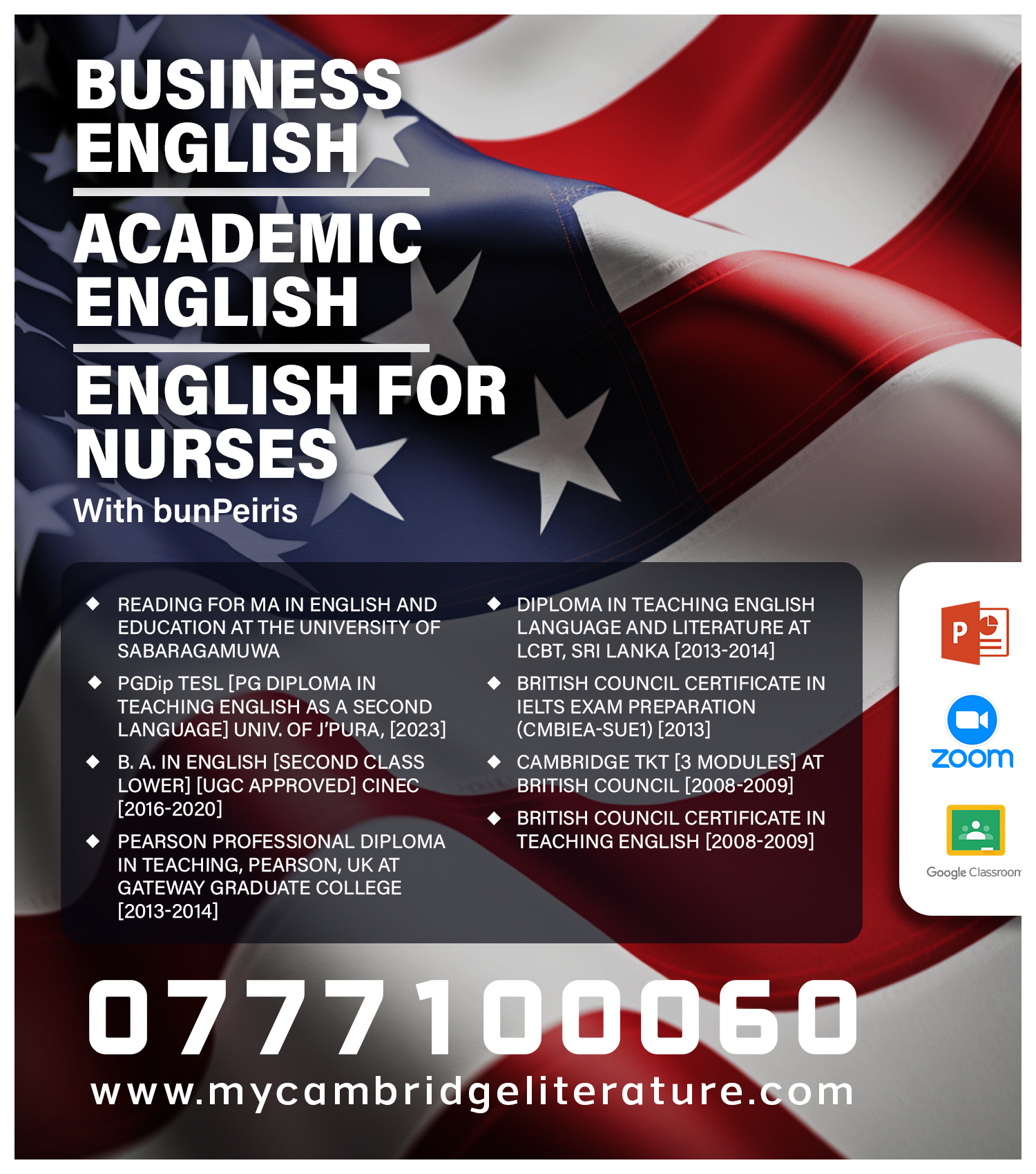 Tuition Business English, Academic English, English For Nurses ...